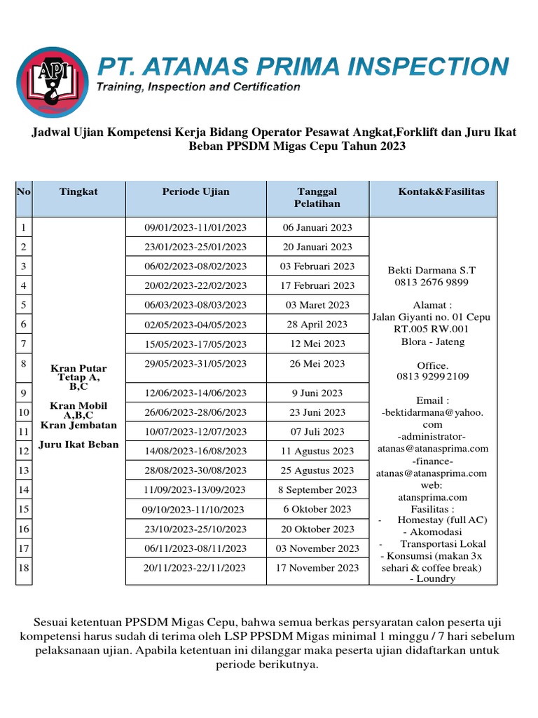 Jadwal OPA 2023 | PDF