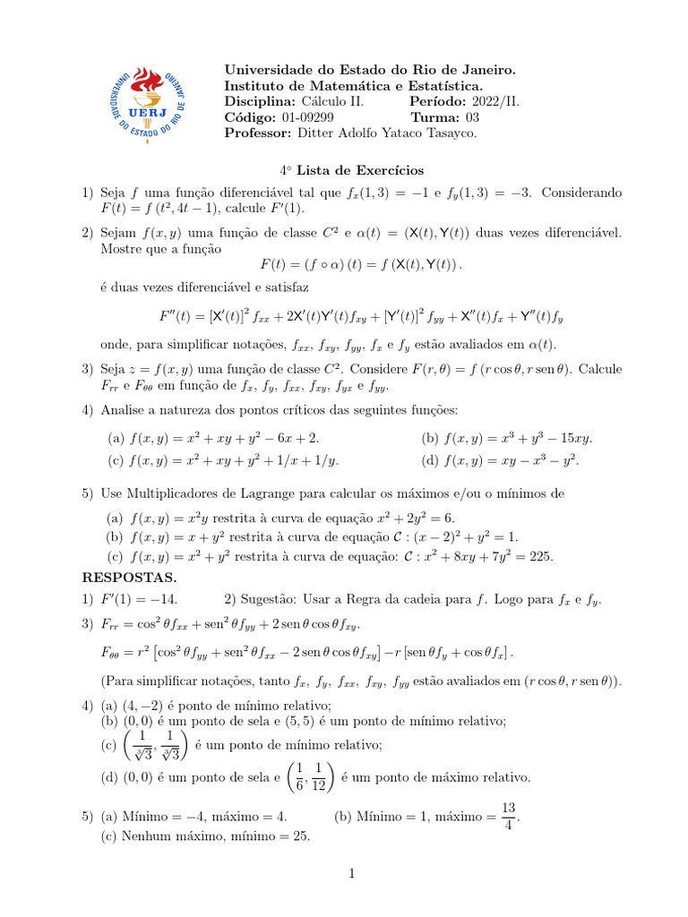 lista-4-calc-ii-pdf-derivado-rela-es-matem-ticas