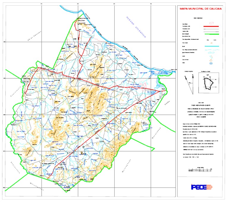 Mapas Municipais Caucaia | PDF