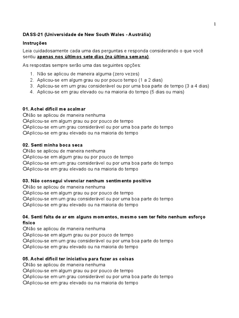 Dass 21 Pdf