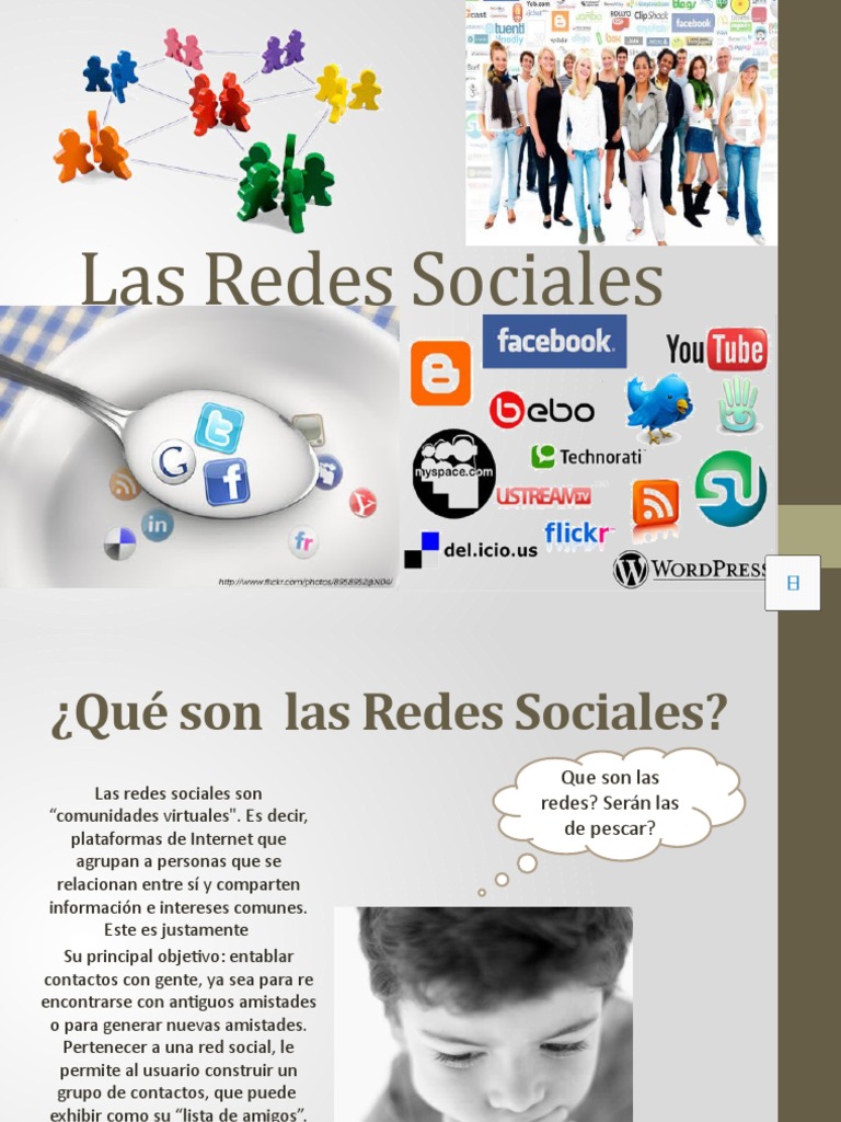 Las Redes Sociales | PDF | Servicio de redes sociales | Internet