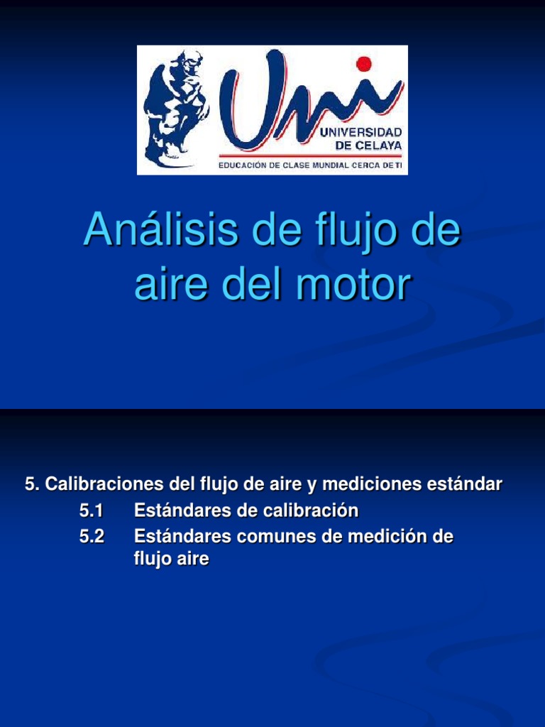 Estándares de Flujo de Aire en Motores | PDF | Inyección de combustible ...
