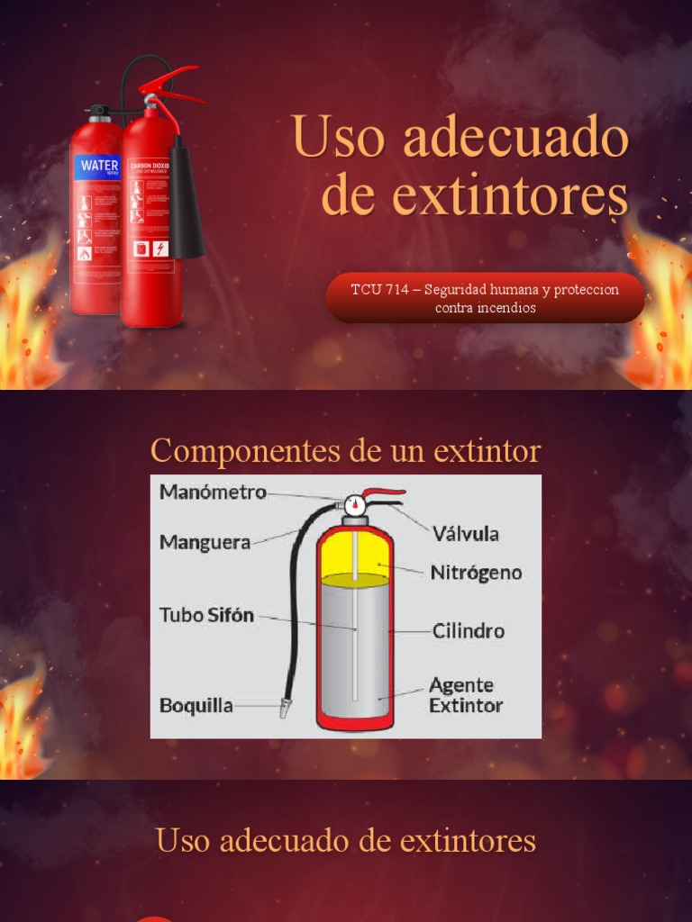 Uso Adecuado de Extintores | PDF | Incendios | Ciencias fisicas