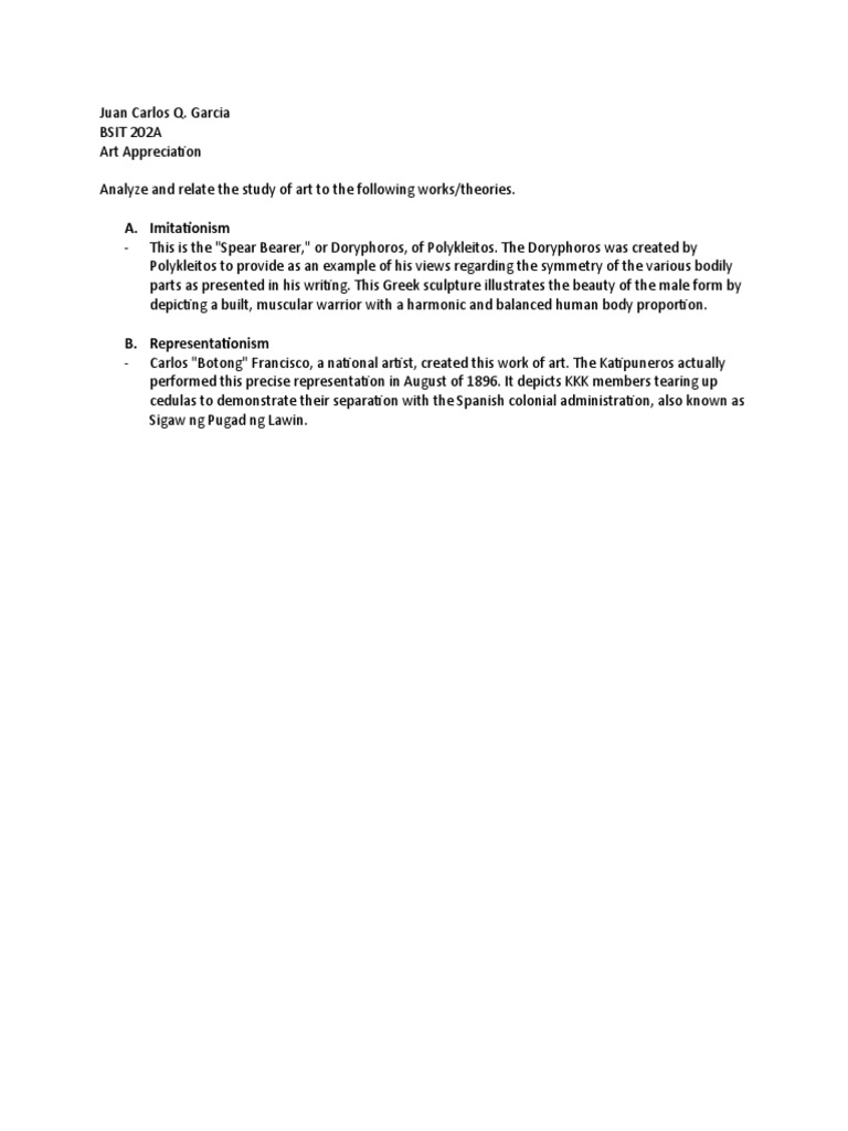 ArtApp 03 Activity | PDF