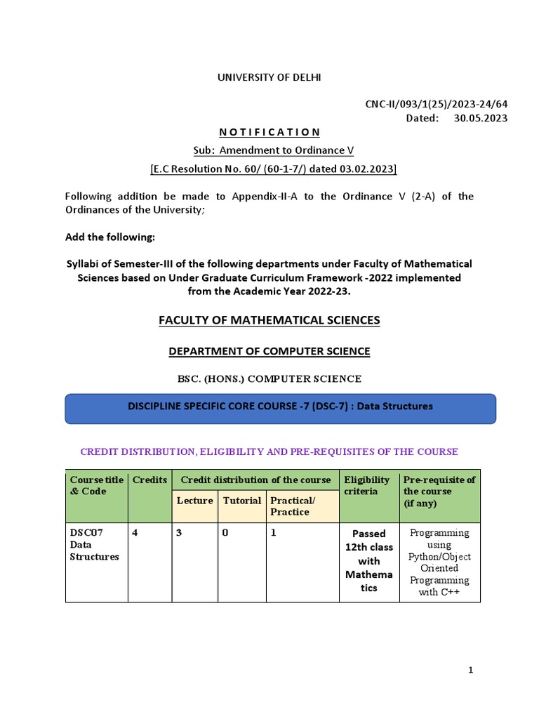 Data Structures and Operating Systems Syllabus | PDF | Relational Model ...