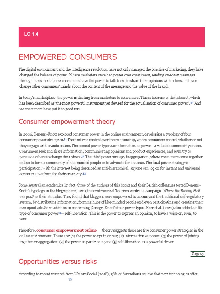 Empowered Customer | Download Free PDF | Marketing | Privacy