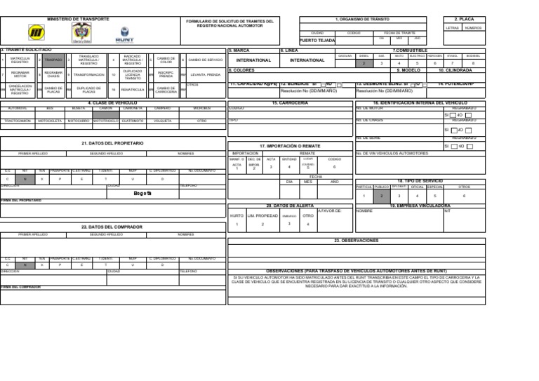 FUNAL | PDF | Placa de matrícula del vehículo | Transporte