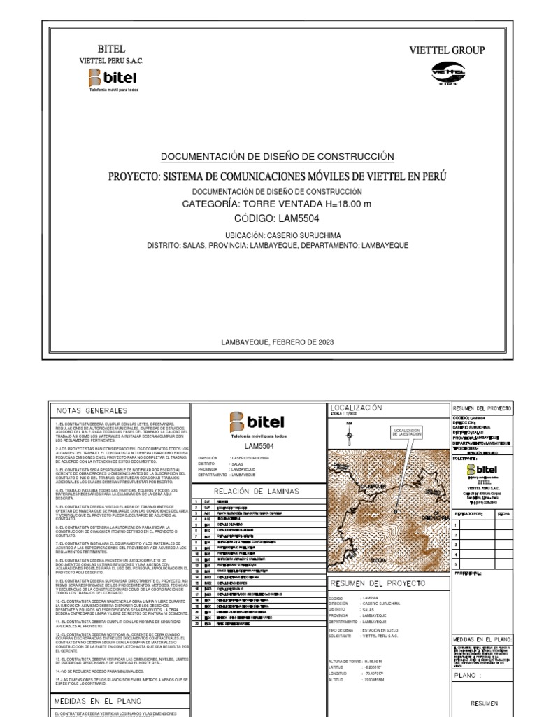 LAM5504 - 18m - 400x400 - 3 Anclajes - 11.60x11.20 - FEBRERO2023 | PDF