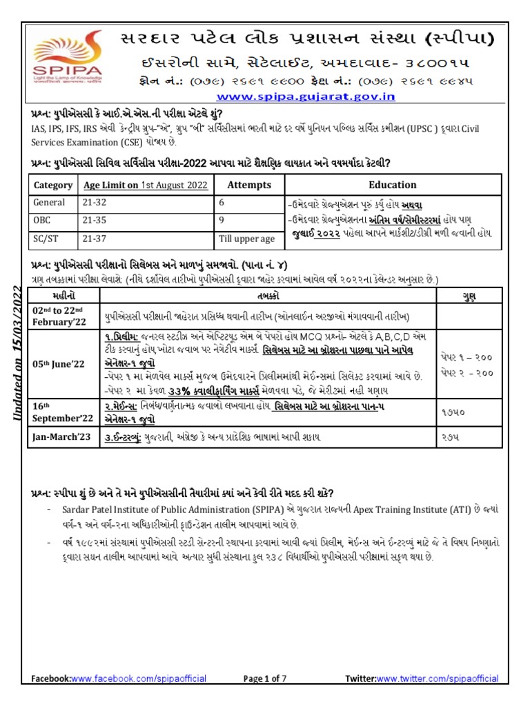 Instructions SPIPA | Download Free PDF | Faq