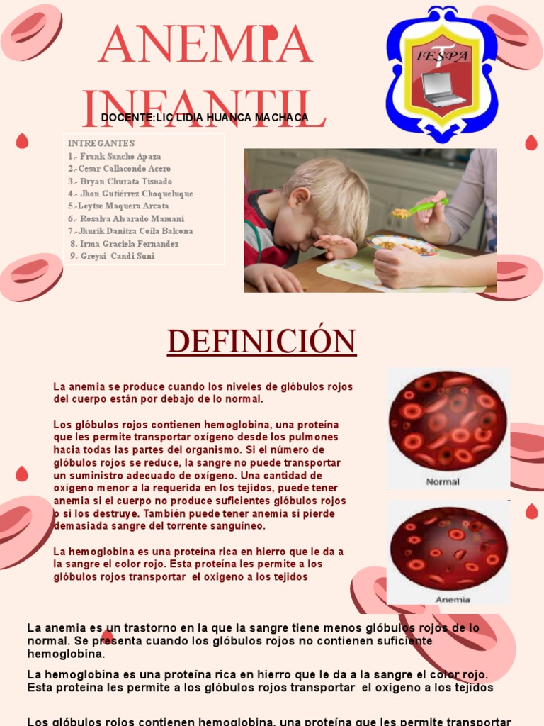 Anemia Infantil | PDF | Anemia | Glóbulo rojo