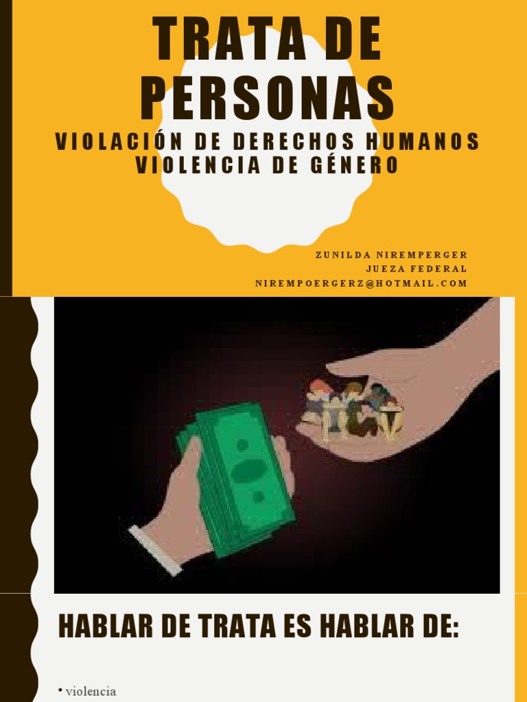 Trata de Personas y Violencia de Género | PDF | Trata de personas ...