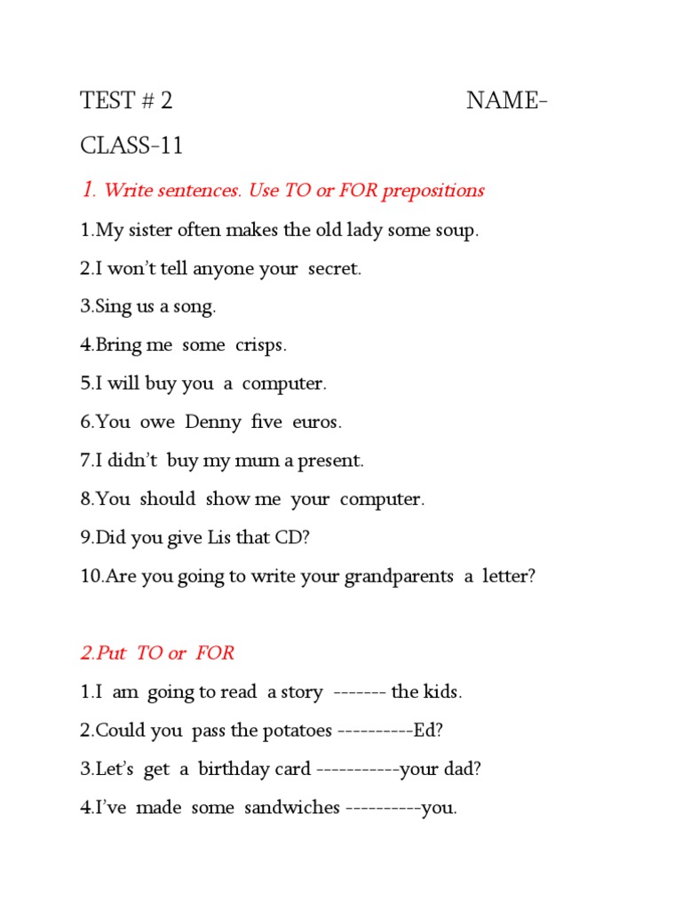 11 Class - Test#2 | PDF 11 Class - Test#2 | PDF