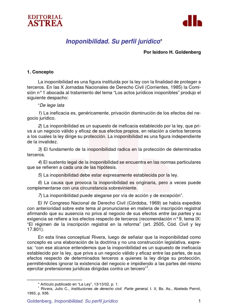 INOPONIBILIDAD | PDF | Ley común | Gobierno