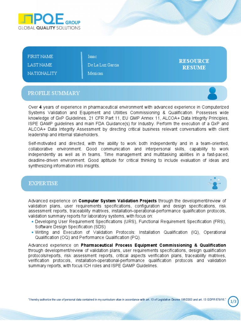 CV_Isaac_De_La_Luz_Garcia_Dec23_2021 | PDF | Verification And ...