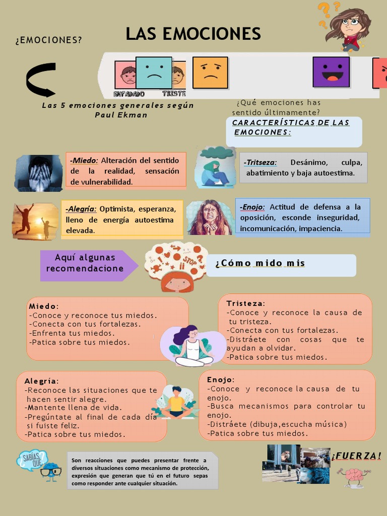 Infografia de Las Emociones | PDF | Las emociones | Metafísica de la mente