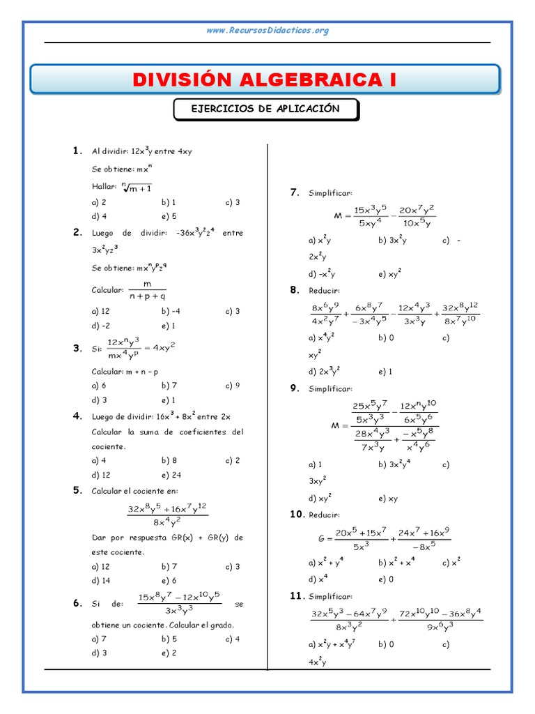 Situaciones Complementarias Division | PDF | Álgebra abstracta | Matemáticas