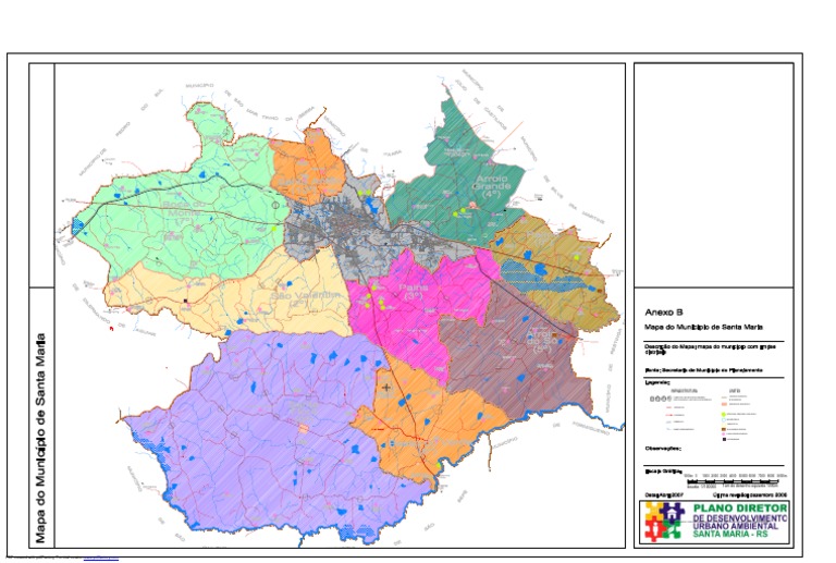 Mapas de Infraestrutura e Limites Municipais | PDF