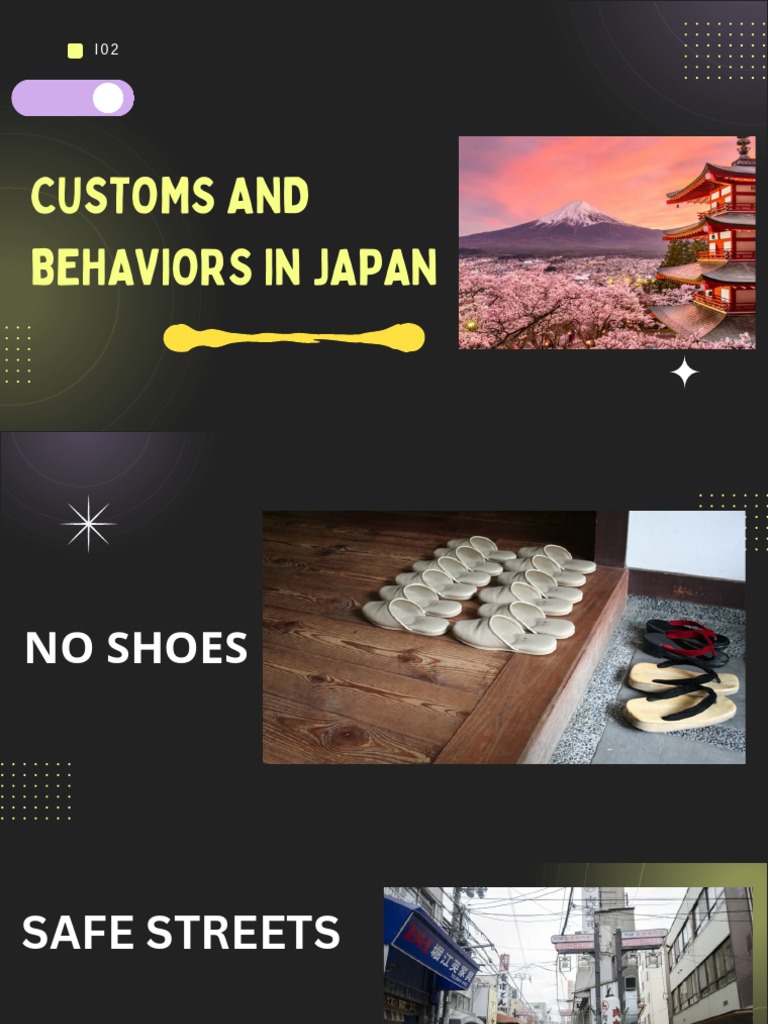 Project Individual I02 - Customs and Behaviors in Japan | PDF