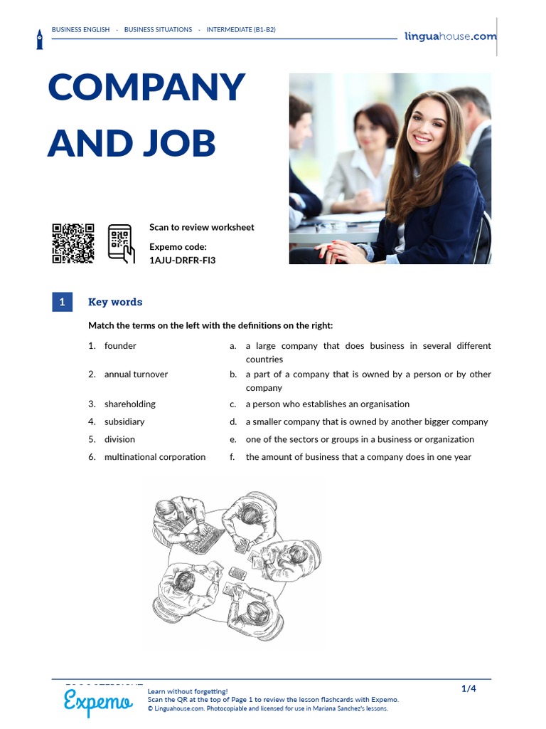 Company and Job British English Student | PDF | Economies | Business