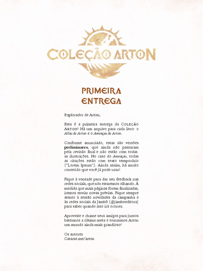 Introdução ao Mundo de Arton | PDF | Mitologia grega | Elfos