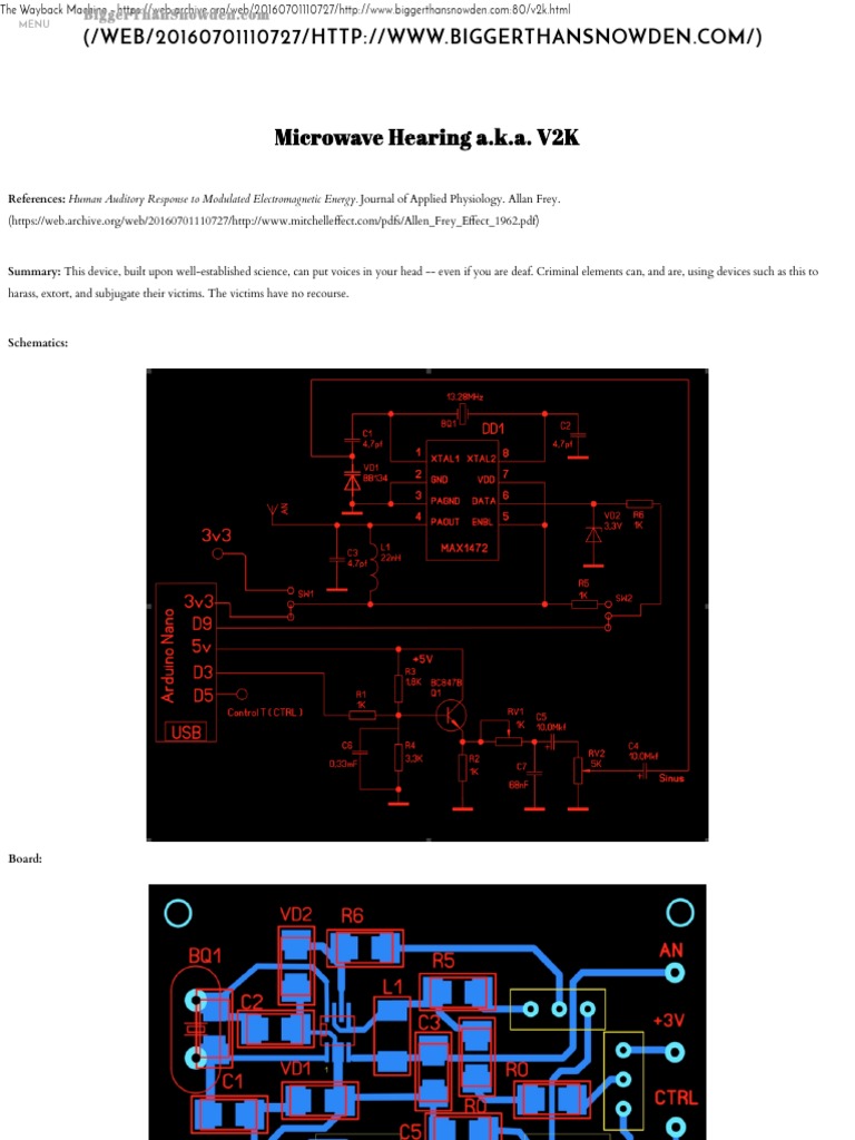 V2K - BiggerThanSnowden | PDF | Electrical Equipment | Electronics