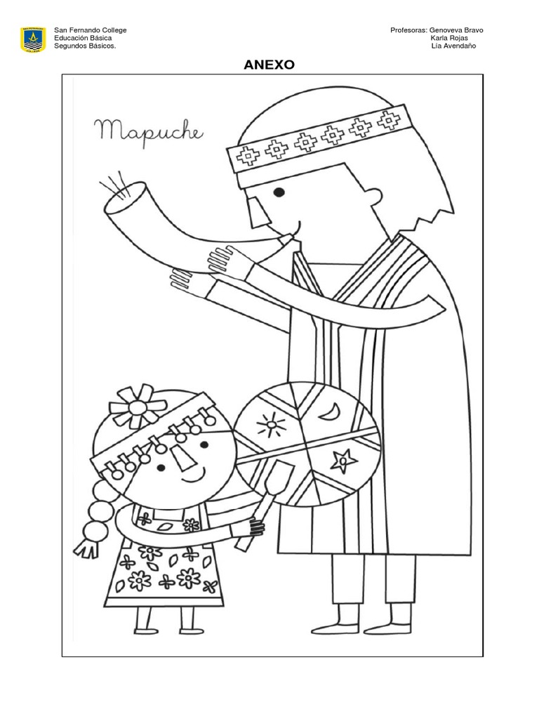 2° Básico Guía N°14 de Arte Cultura Mapuche | PDF