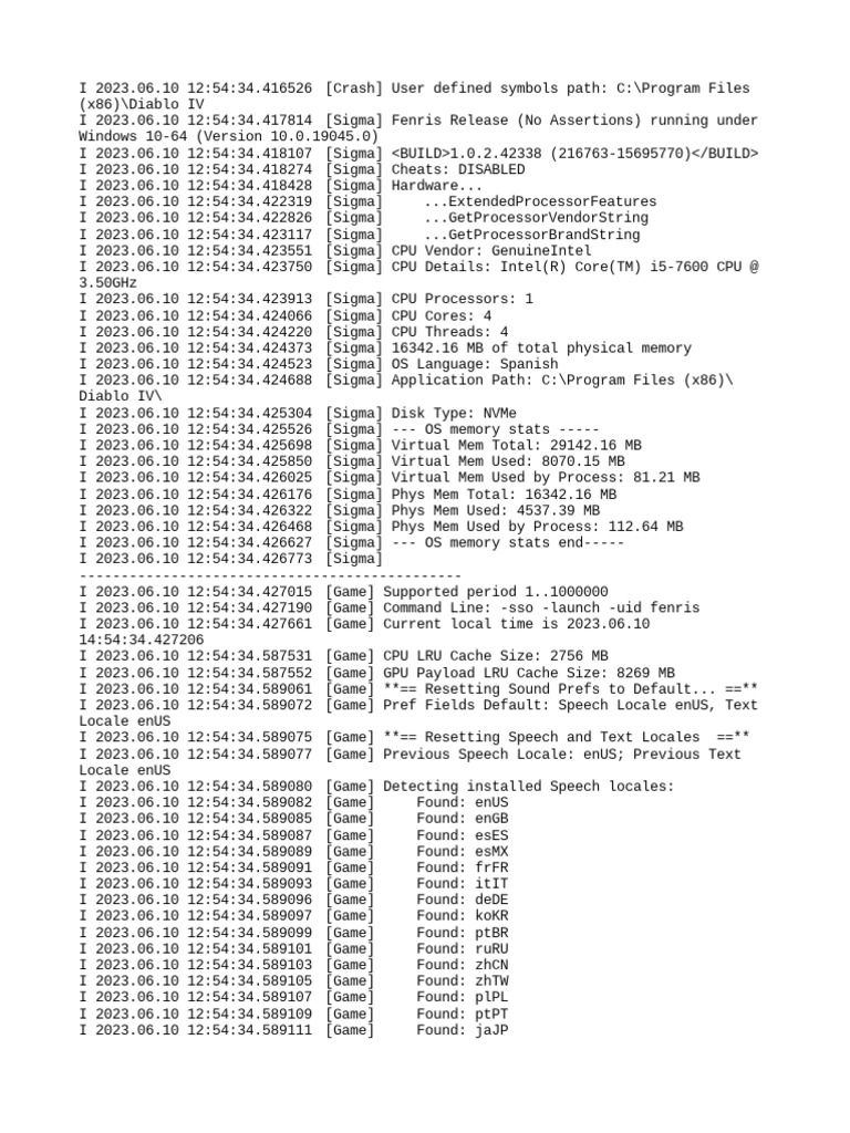 Fenris Debug | PDF | Operating System | Process (Computing)