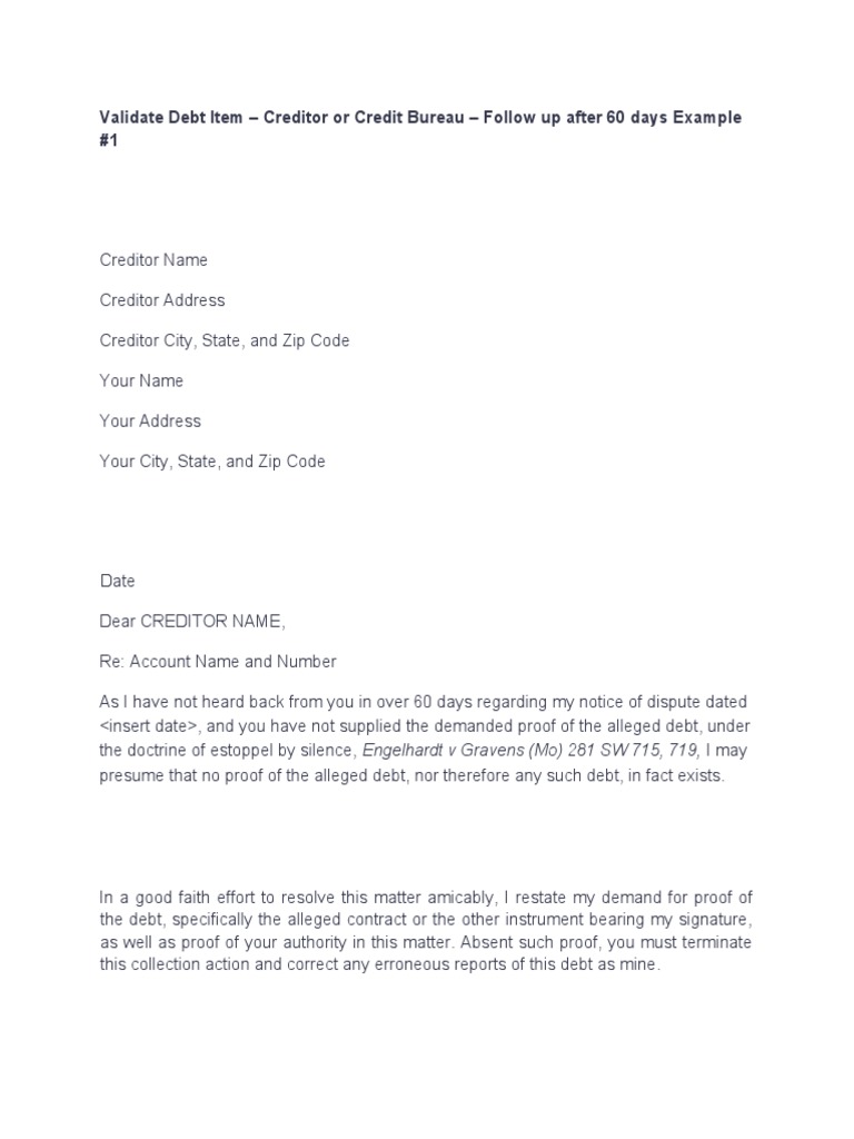 Credit Dispute Letters-8814829 | PDF | Credit Bureau | Credit History