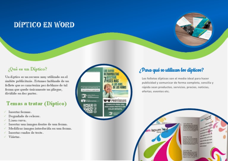 Diptico en Word | PDF | Crecimiento personal y profesional