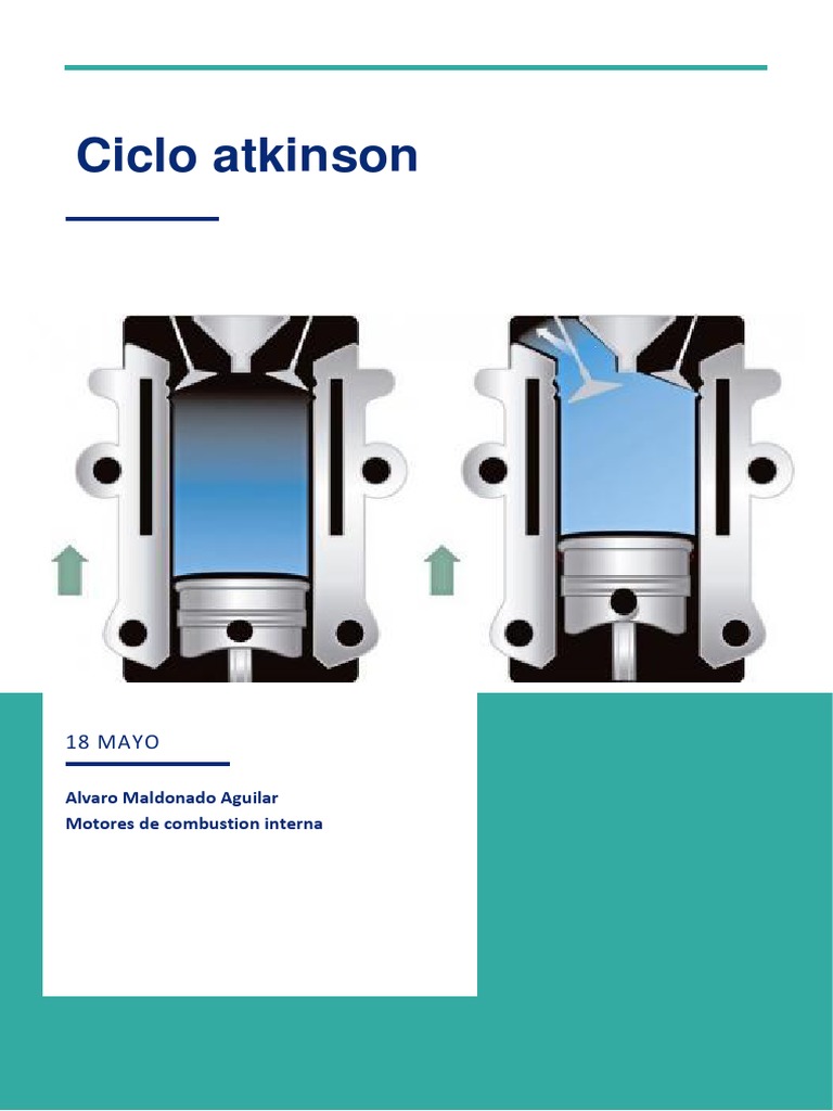 Atkinson | PDF | Motor de combustión interna | Pistón