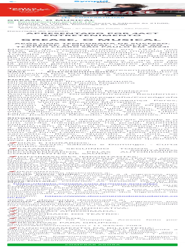 Sympla Bileto - Compre Seu Ingresso Online | PDF | Cartão de crédito