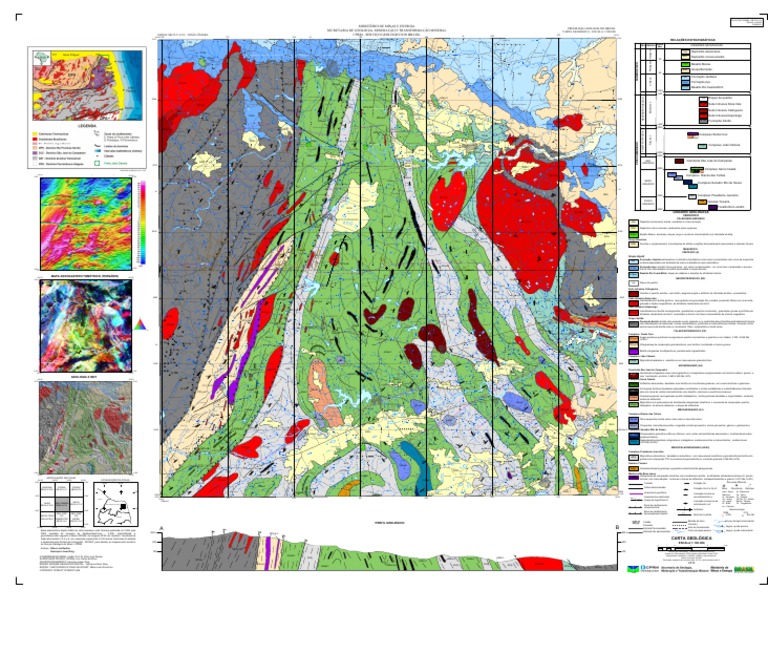 Mapa Geologico Joao Camara RN | PDF | Ciência Planetária | Ciências Físicas