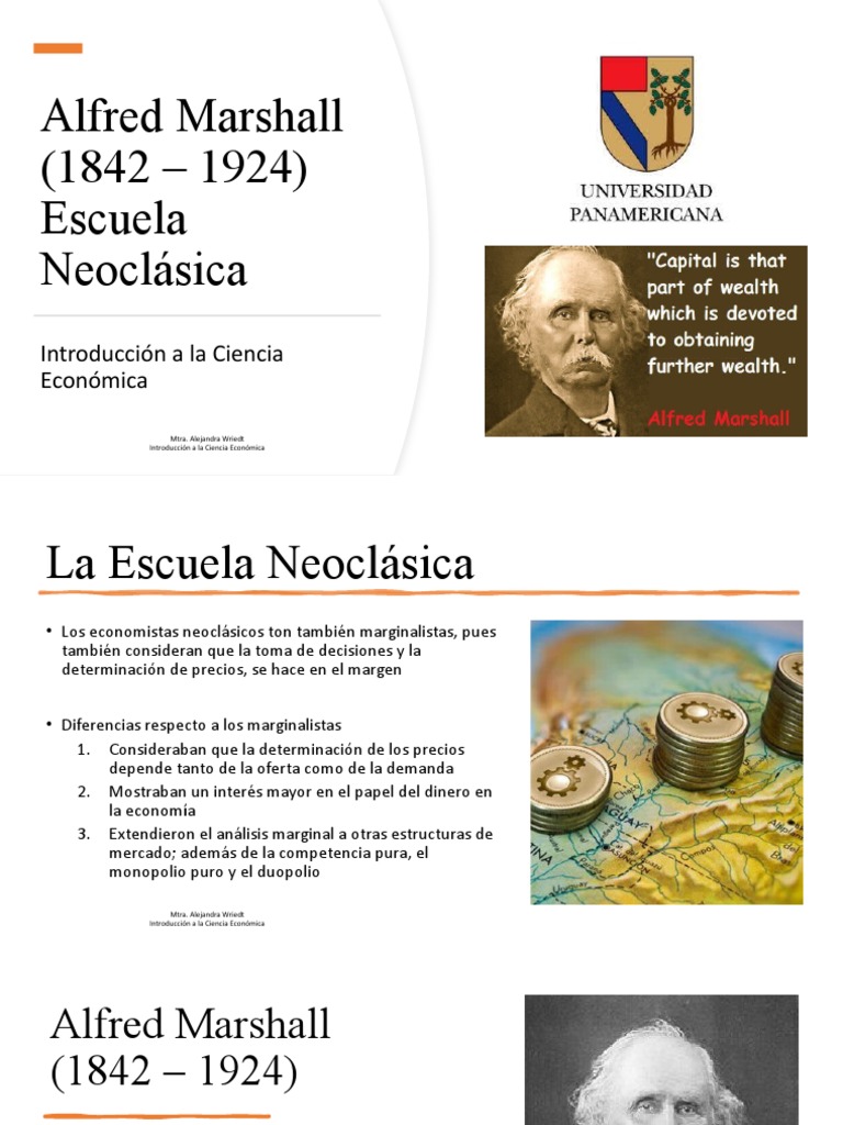 Alfred Marshall y la Economía Neoclásica | PDF | Excedente económico ...
