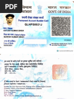Pancard Back Side | PDF