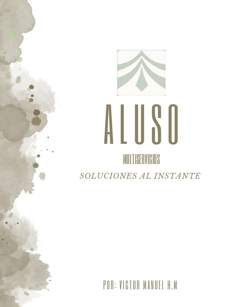 ALUSO Multiservicios. | PDF