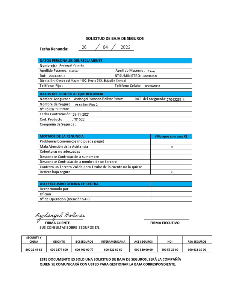 Formulario | PDF | Finanzas y dinero | Derecho
