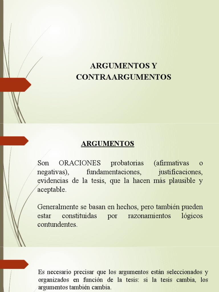 Argumentos y Contraargumentos Efectivos | PDF | Argumento | Nicotina