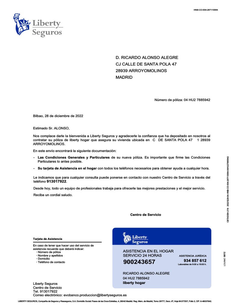 Seguro Liberty | PDF | Seguro | Reaseguro