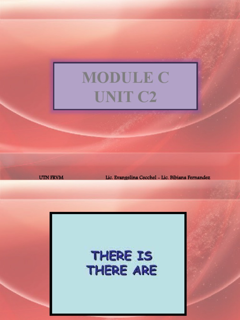 C2 There Be - Future Tenses | PDF | Linguistics | Morphology