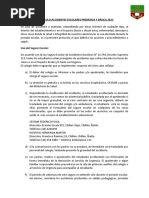 Formato Declaracion - Individual - Accidente - Escolar | PDF | Hospital