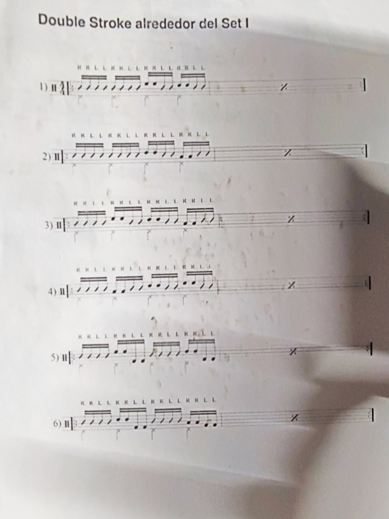 Double Stroke Set 1 | PDF