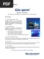 Glo Germ Hand Washing Training Guide | PDF | Hand Washing | Ultraviolet