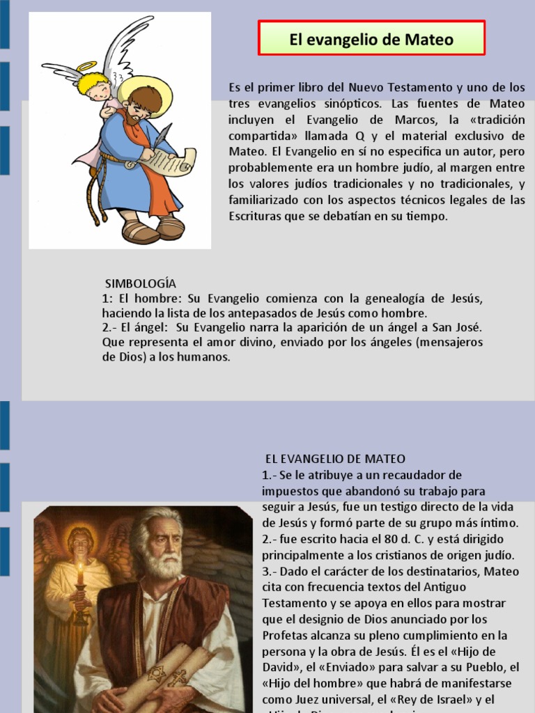 Evangelio de Mateo | PDF | Evangelio de Mateo | Jesús