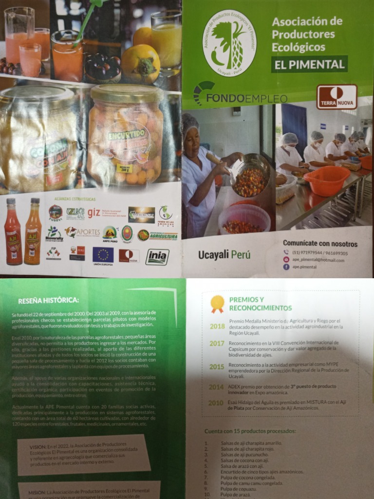 Asociación Ecológica El Pimental: Innovación Agrícola | PDF ...