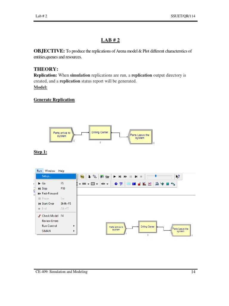 Simulation and Modeling Lab 02 | PDF