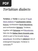 Chakavian Dialect | PDF | Dialect | Language Varieties And Styles