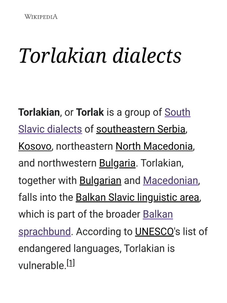 Torlakian Dialects in the Balkan Sprachbund | PDF | Linguistics | Slavs