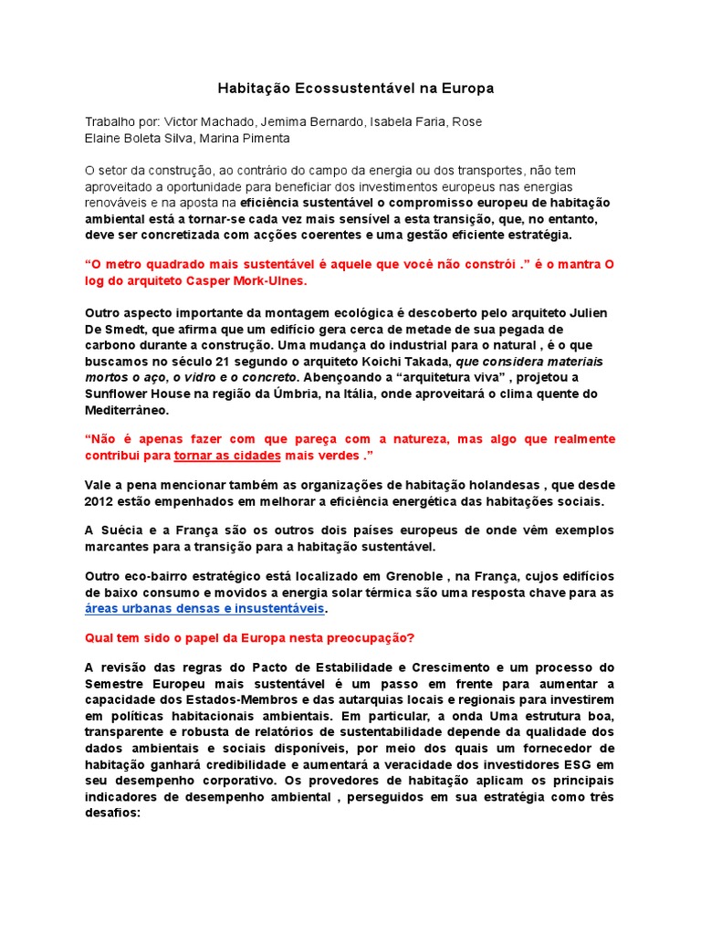 Papi | PDF | Sustentabilidade | Cidade