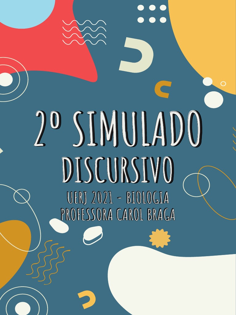 Simulado 02 - Biologia Uerj 2021 Disc | PDF | Timo | Célula (Biologia)