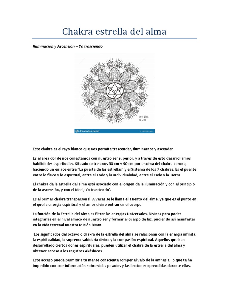 Chakra estrella del alma | PDF